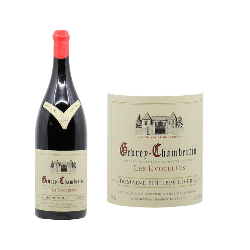 Gevrey-Chambertin Les Evocelles 2021 - Domaine Philippe Livera - Côte ...