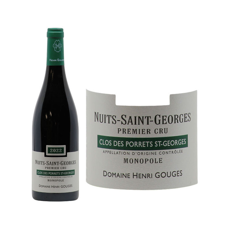 Nuits-Saint-Georges 1er Cru Clos des Porrets Saint-Georges 2022 ...